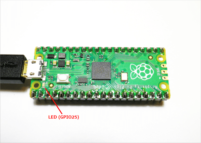 Raspberry Pi Pico（d_02）内部機能用GPIOとコア温度 Route55Go